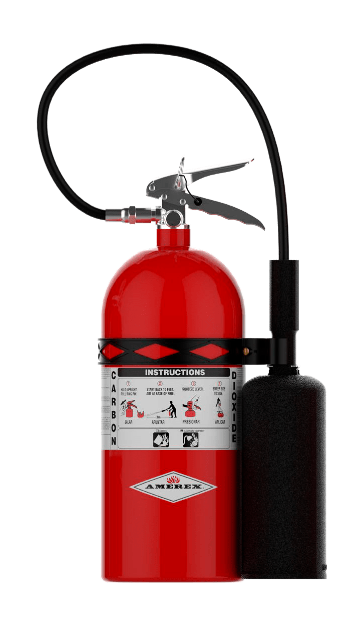 Extintor CO2 Amerex Fig. 330 10 Lbs - DELTAFLOW Sistema Contra Incendio ...